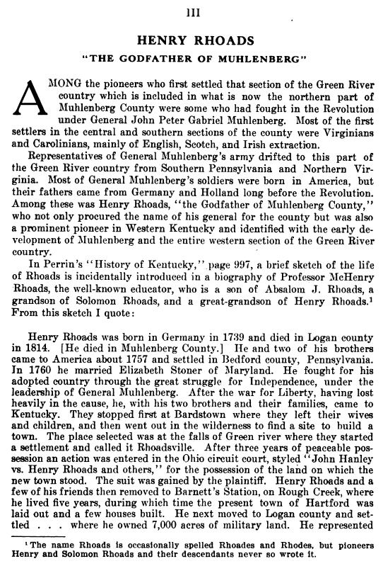 Henry Rhoads, Jr.