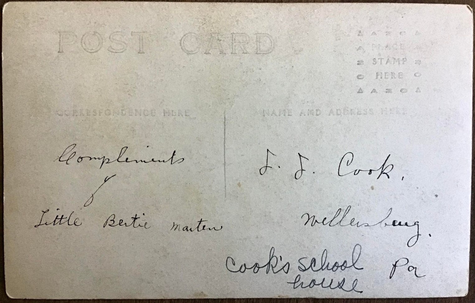 Cook School, Southampton Township, Somerset County, PA